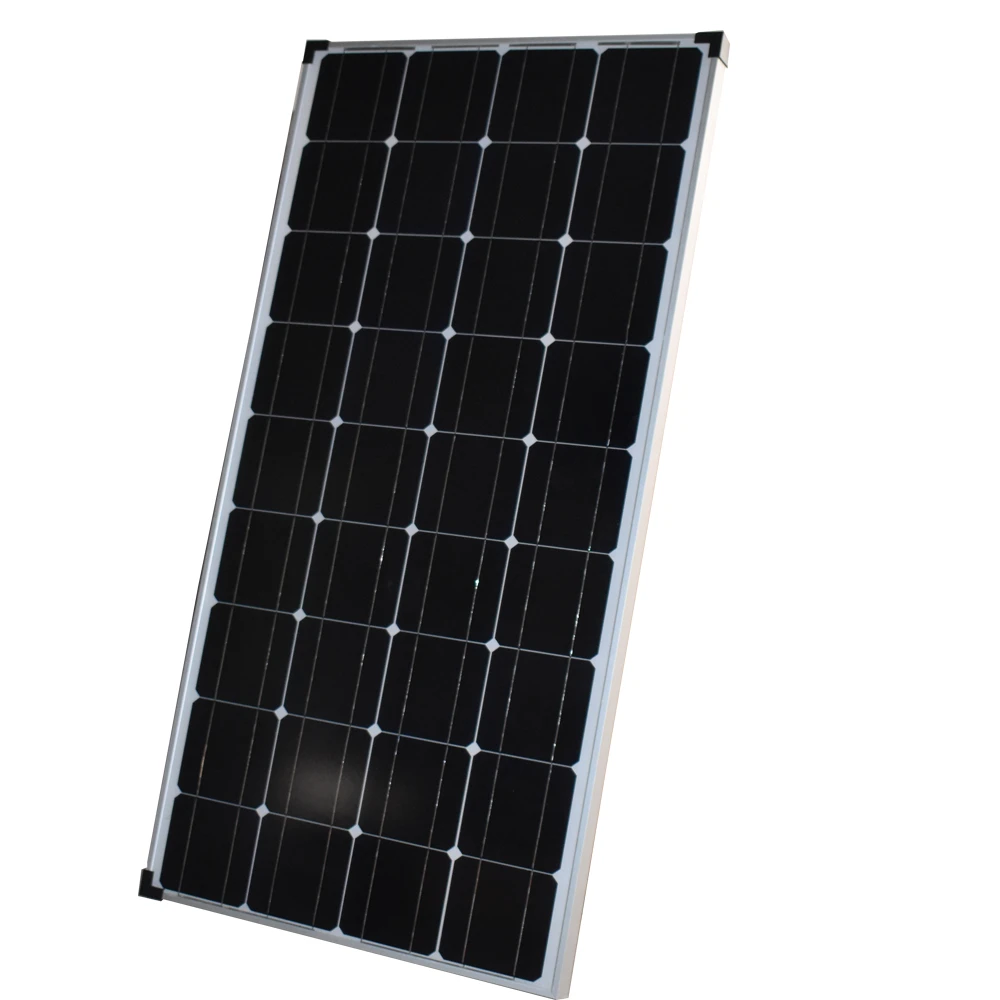 Glass Solar Panel 200w 300w 400w 100w Rigid Solid Panel Solar ...