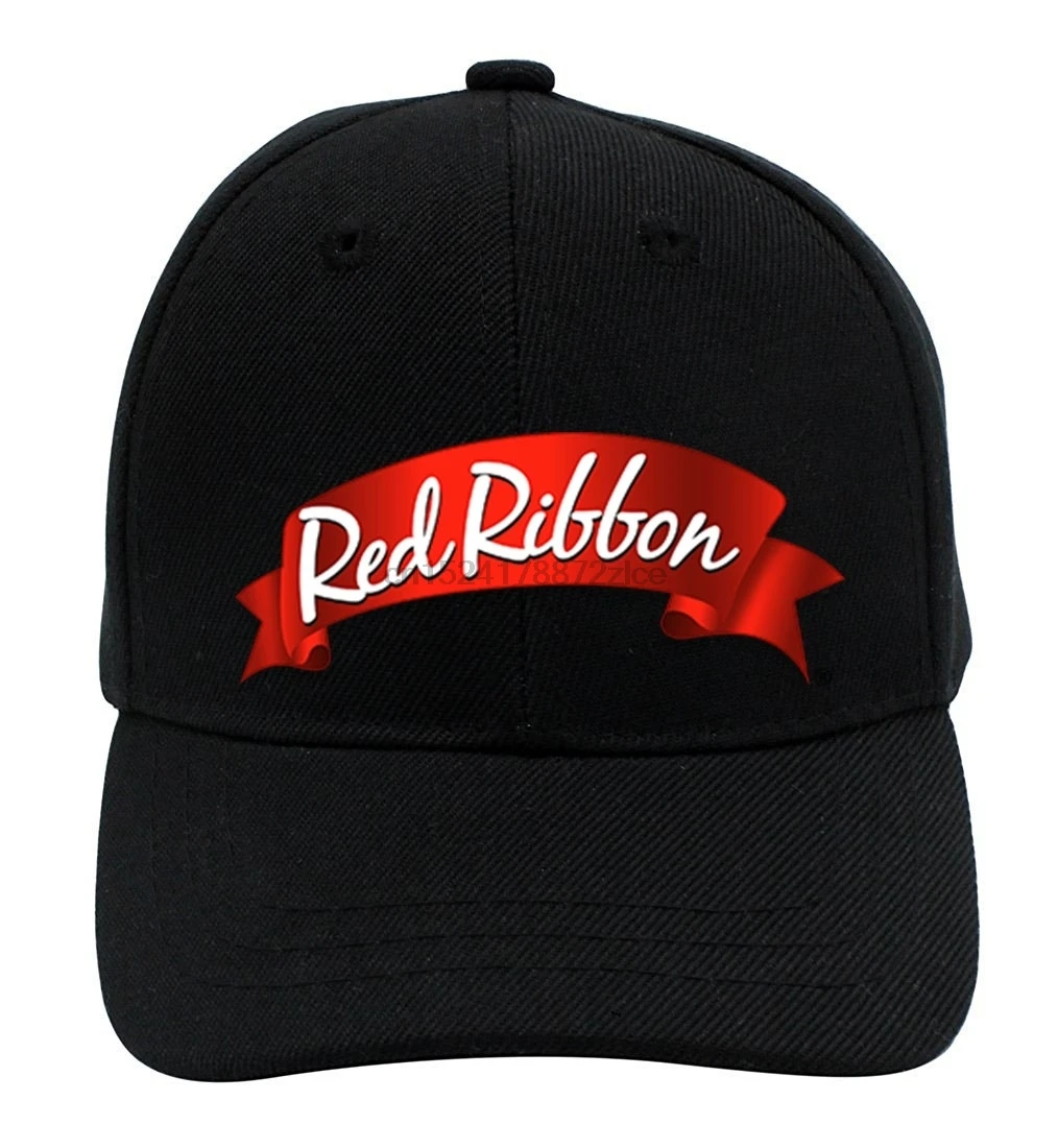 Red Ribbon Logo Summer Hats Women Hat Men Hip Caps Sun Hop|Men's ...