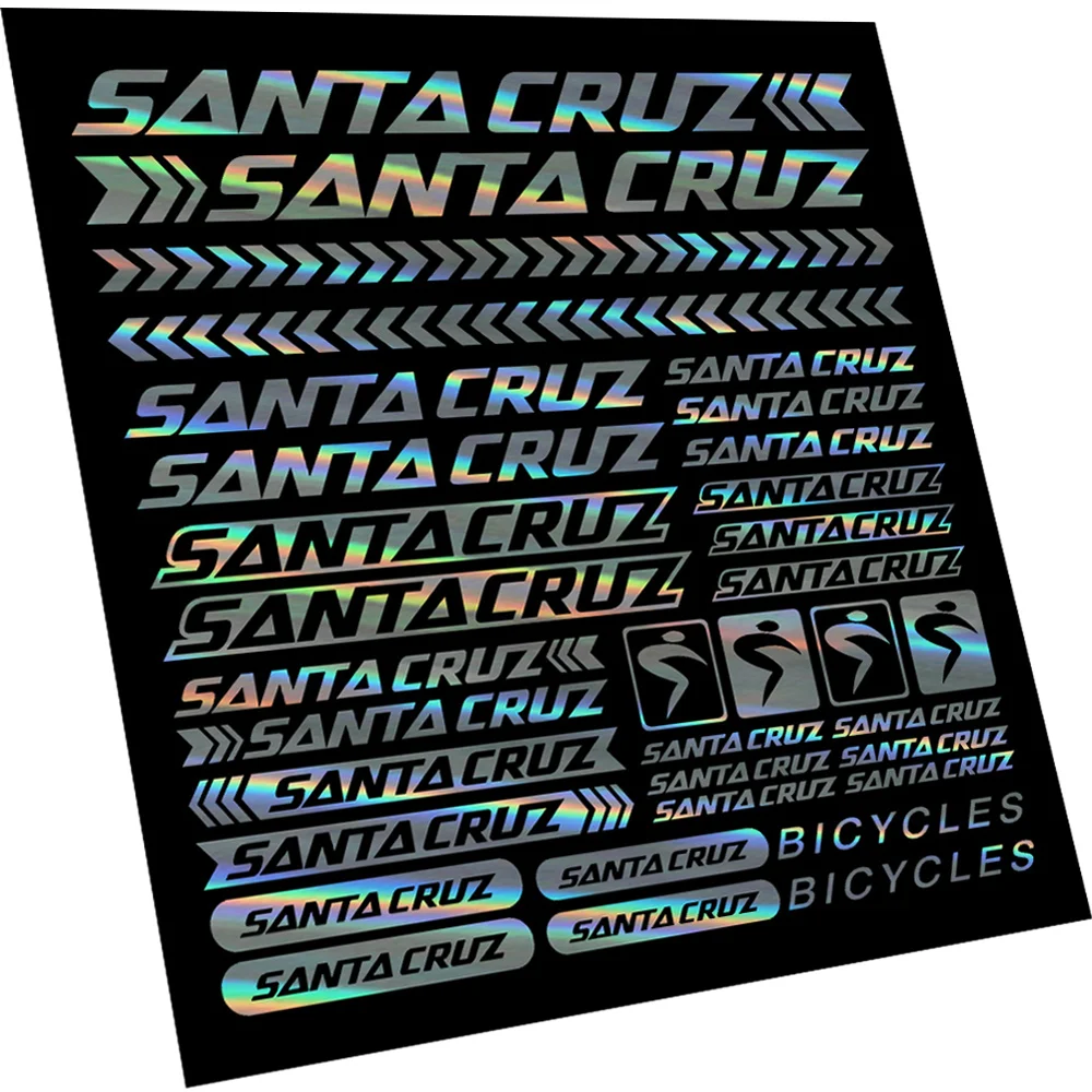 Kit For SANTA CRUZ Bike Frame Die Cut Stickers Decal Set Bicycle Bike ...