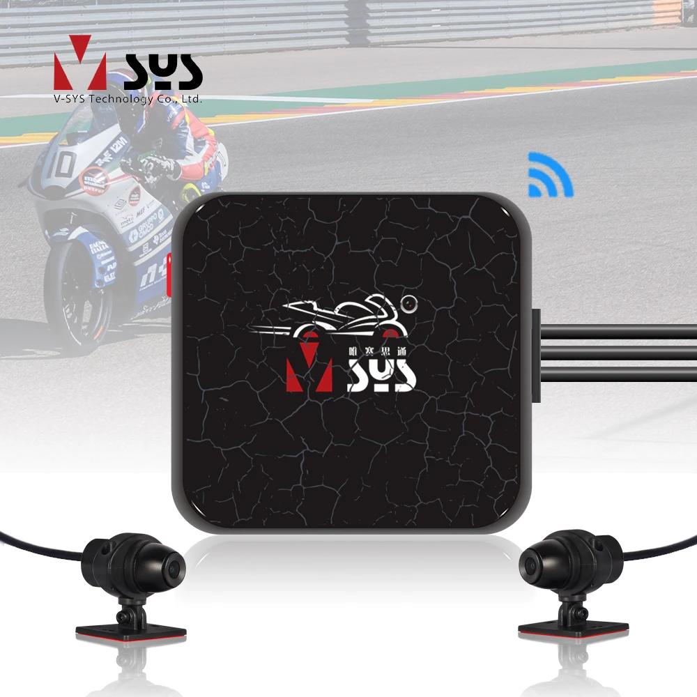 Sys Vsys C6 Dual Motorcycle Action Camera Recorder Dvr Front And Rear ...