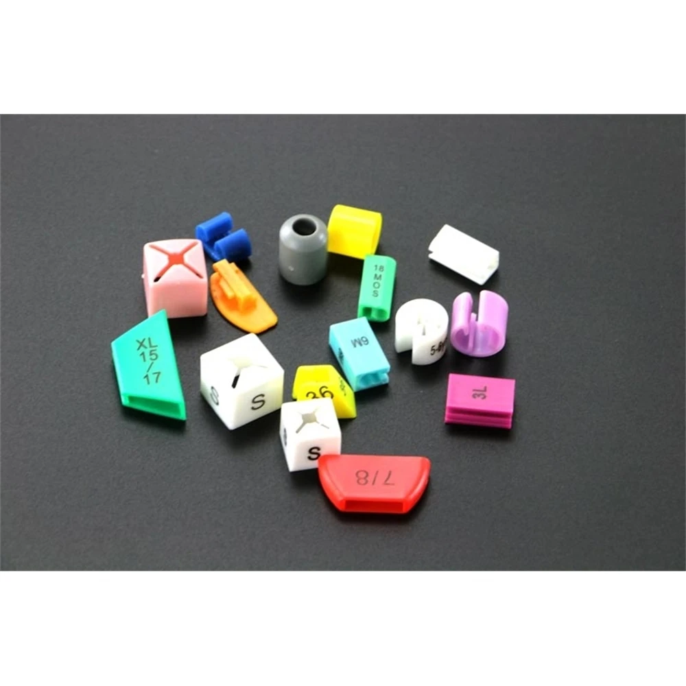 Custom Printing Customized Colored Plastic Size Marker Hanger Sizer ...