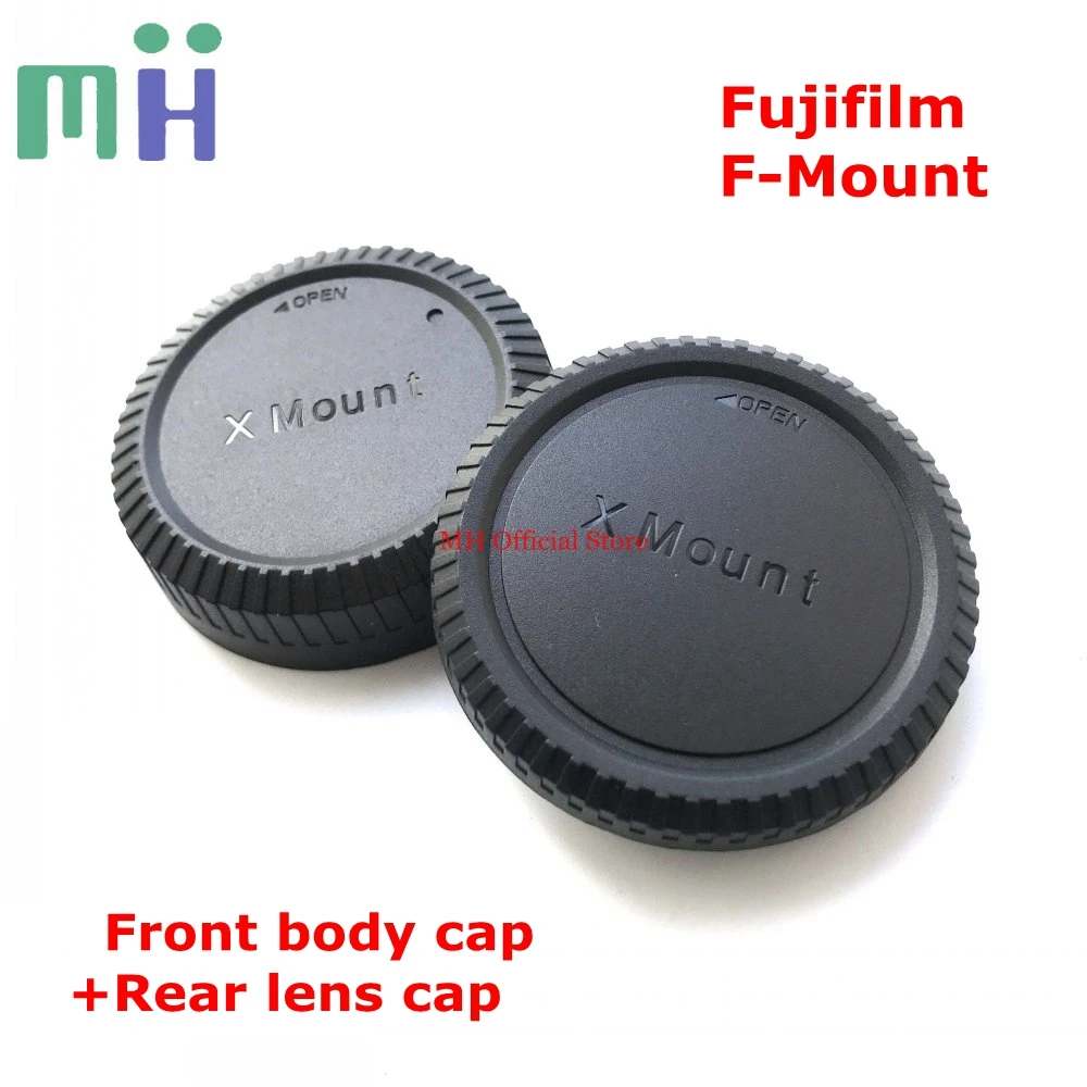 Copy New For Fuji Fujifilm F Mount Front Body Cap Rear Lens Cap Xt10 Xa5 Xa3 Xt1 Xt2 Xt20 Xa10 ...