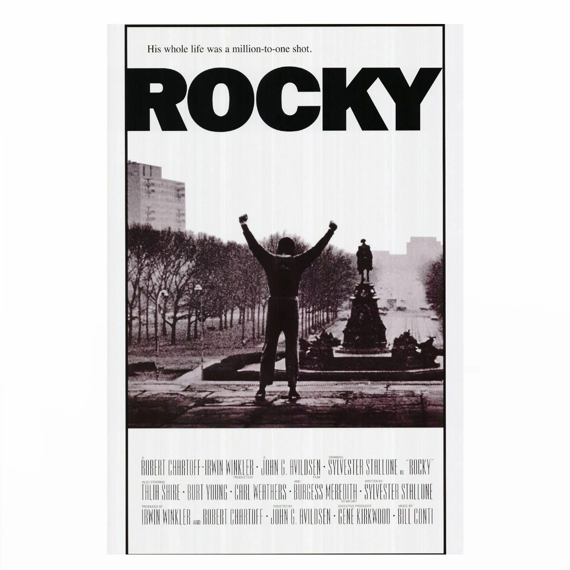 Rocky (1976) Poster American Boxing Drama Film Sylvester