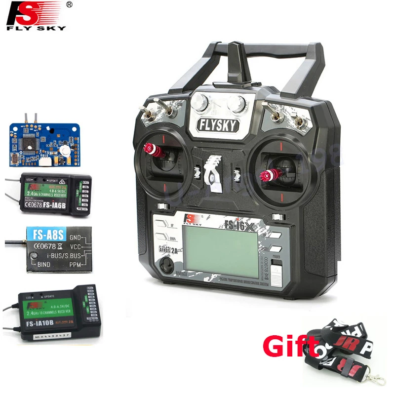 Original Flysky Fs-i6x 10ch 2.4ghz Afhds 2a Rc Transmitter With Fs-ia6b Fs-ia10b Fs-x6b Fs-a8s ...