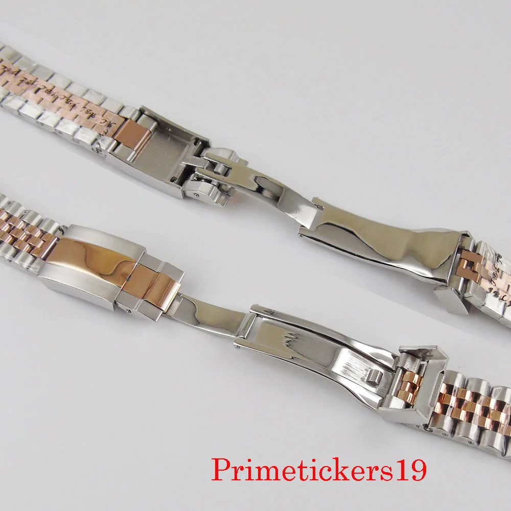 20mm width rose gold plated men watch jubilee bracelet fit 40mm men ...