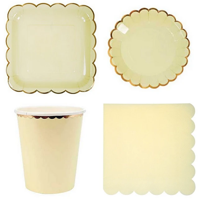 Shabby Chic Paper Plates And Napkins