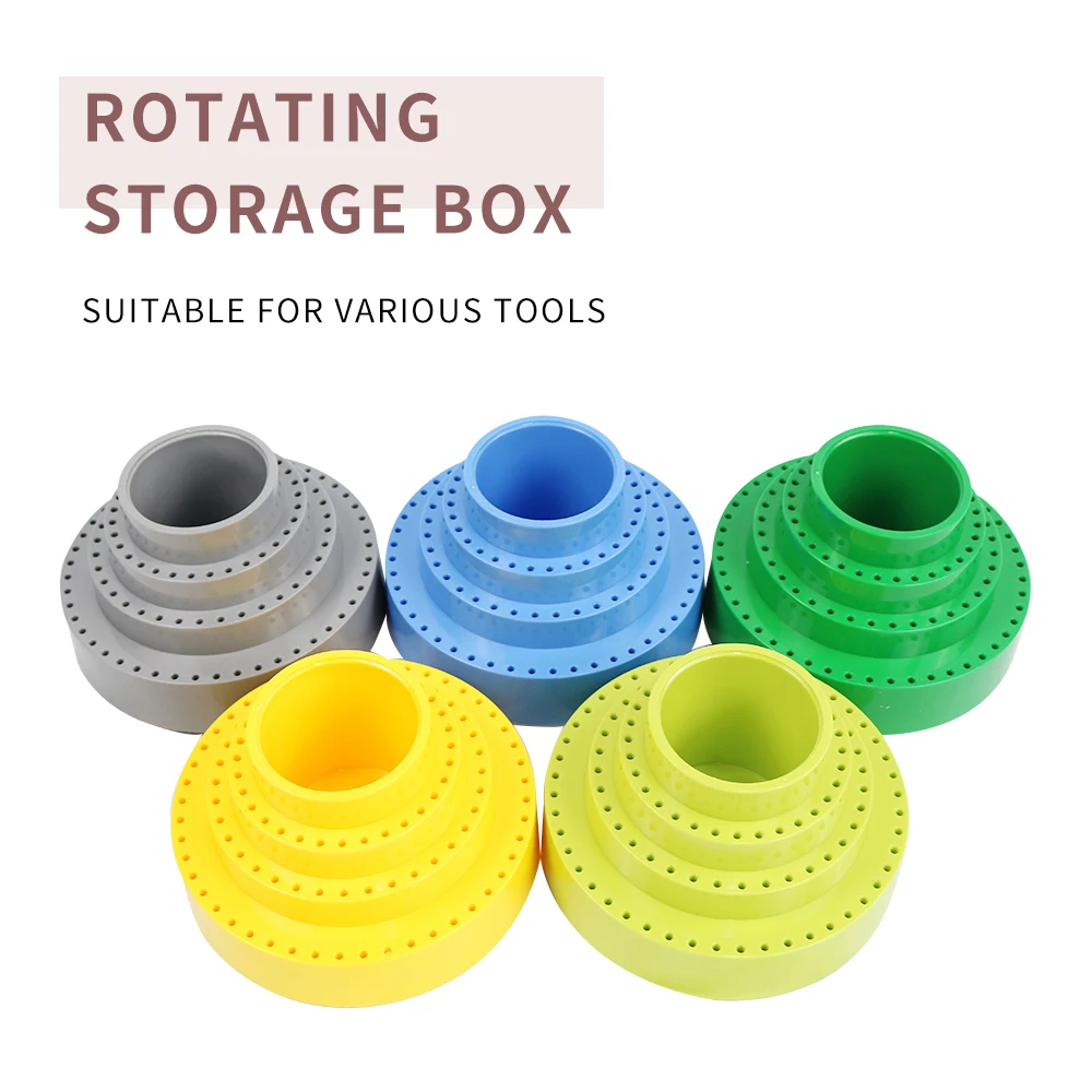 360-Degree-Rotating-116-Holes-Rotary-Tool-Organizer-Assorted-Rotary ...