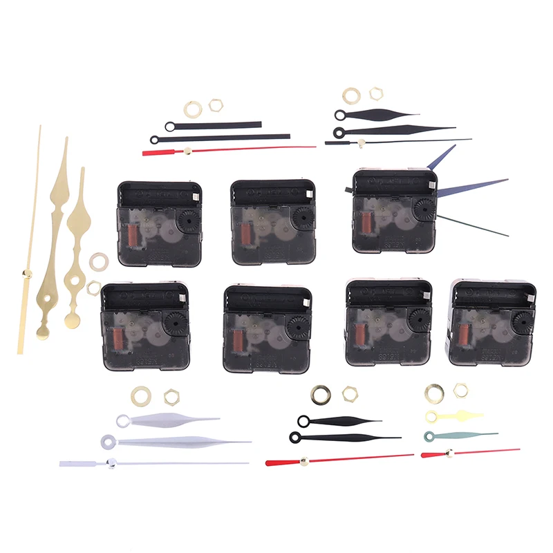 1 Set Colorful Silent Large Wall Clock Quartz Clock Movement Mechanism ...
