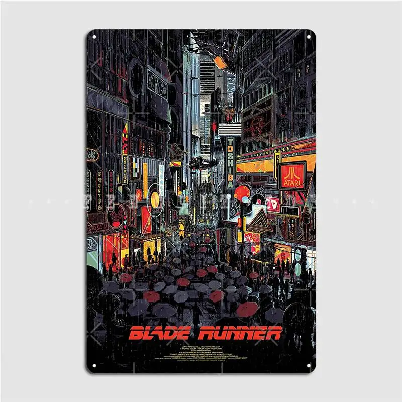 Blade-Runner-Poster-Metal-Plaque-Wall-Pub-Club-Bar-Designing-Poster-Tin ...