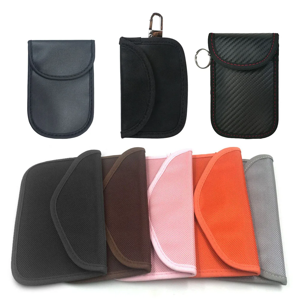 Mini Car Fob Signal Blocker Case RFID Signal Blocking Bag For Keys ...