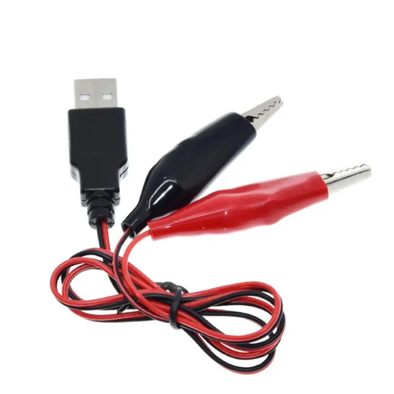 3c Digital USB To Alligator Clip Cable Male Connector Power Supply ...