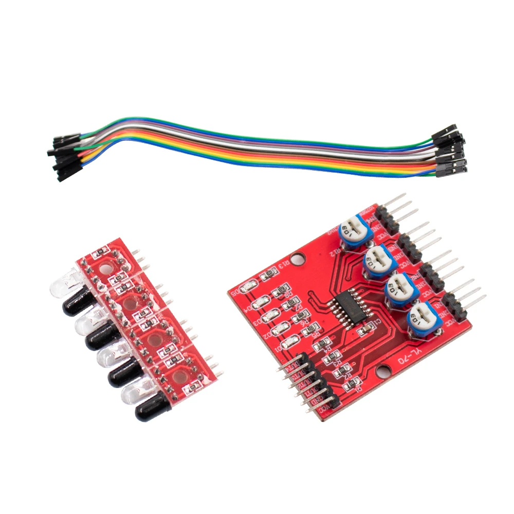 Four way infrared tracing / 4 channel tracking module / transmission ...