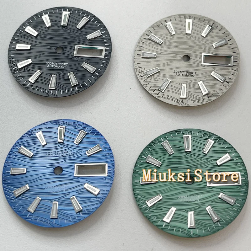 Watch-dial-29mm-fit-NH36-NH36A-movement-Black-Blue-Green-Watch-Dial ...