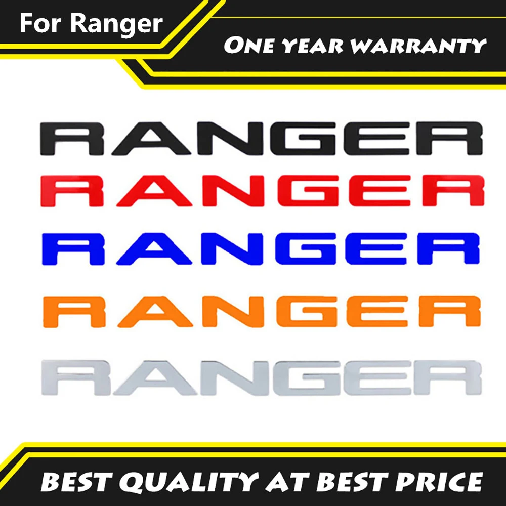 Juego de 6 letras de parrilla RANGER 3D, emblema de tamaño Original ...