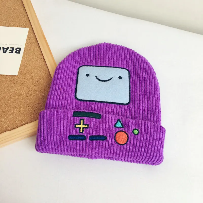 Anime Adventure Time Desigual Skullcap Cosplay Knitted Winter Hats For ...