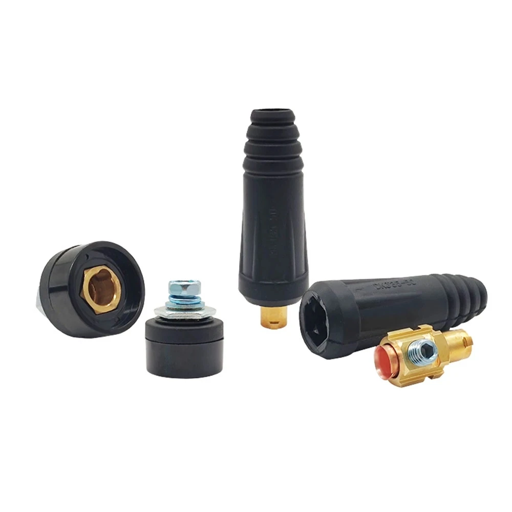2pcs Dkj50-70 Welding Cable Male Connector Plug Welder Quick Fitting ...