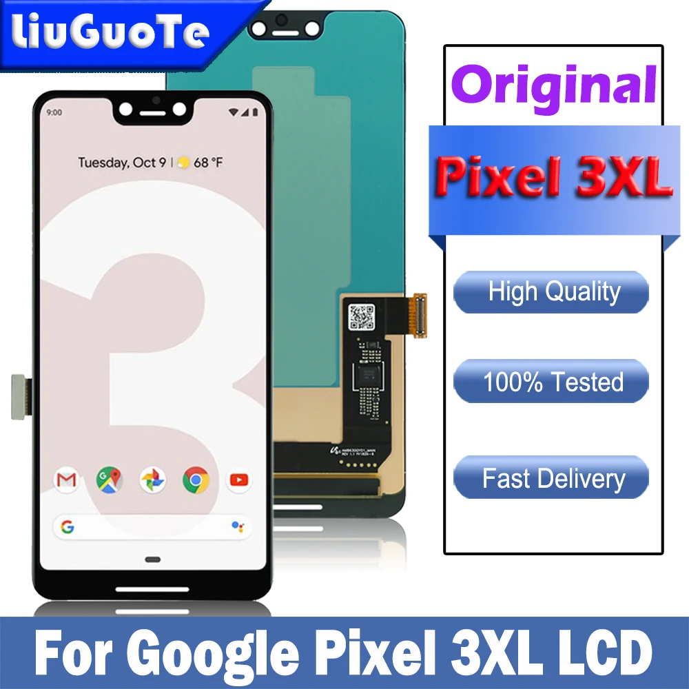 Original-Amoled-Screen-For-Google-Pixel-3XL-LCD-Display-Touch-Digitizer ...