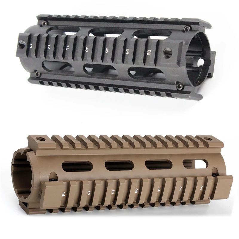 6-7 carbine quad rail handguard - rawcopax