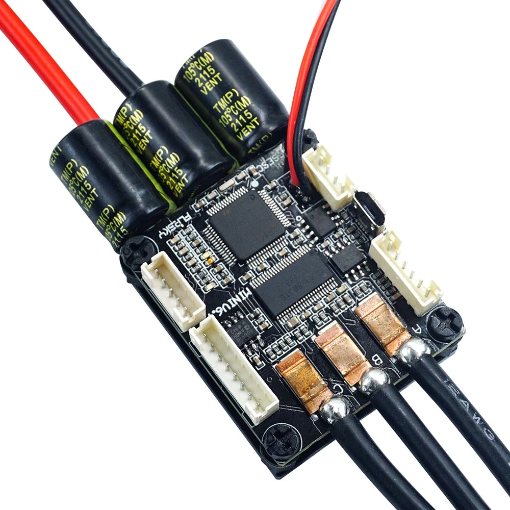 FLIPSKY 4 13S Lipo ESC 속도 제어 미니 FSESC6.7 70A, VESC6.6 기반, 알루미늄 양극산화 방열판 ...