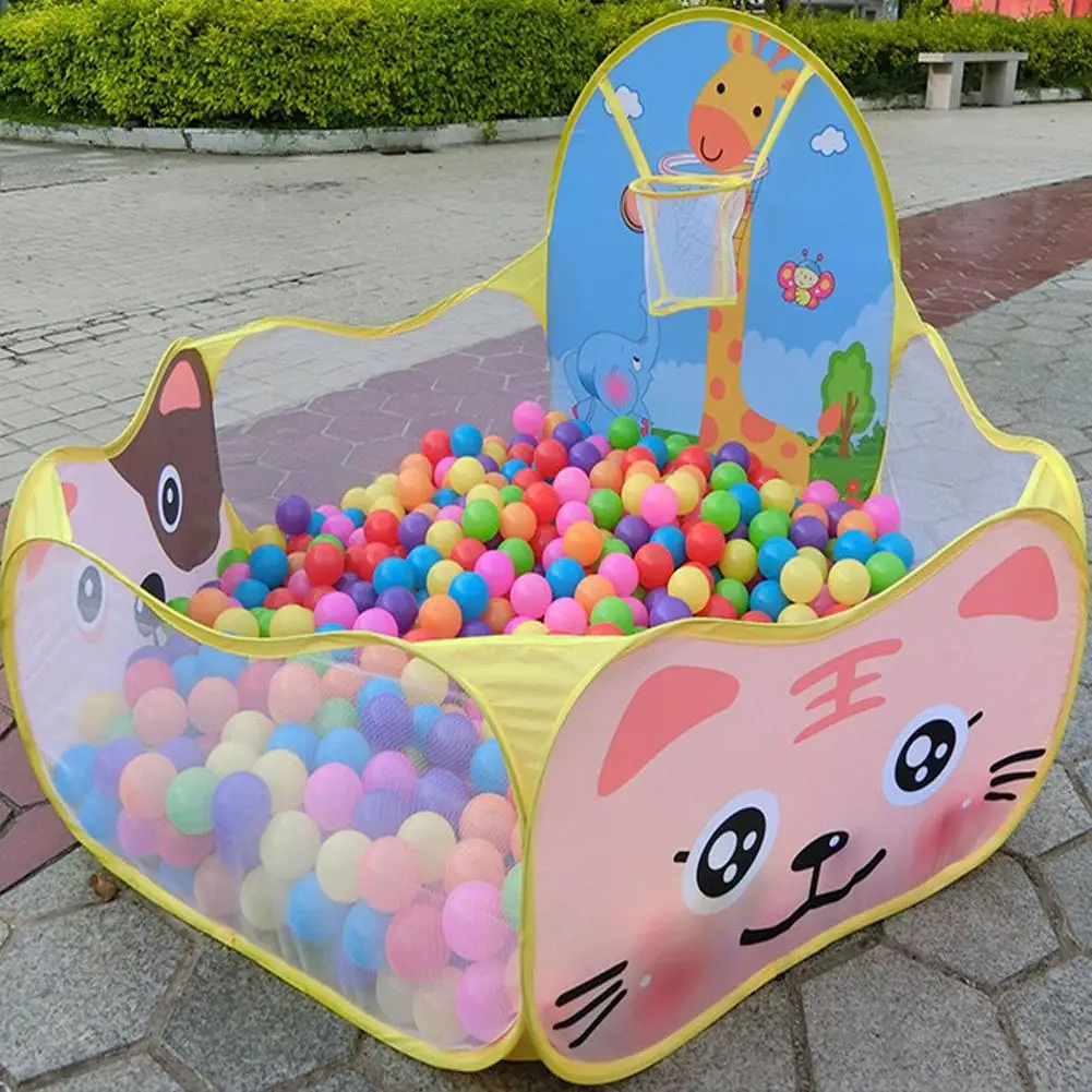 Play-Tent-Pit-Pool-Cartoon-Ball-Children-Tent-Portable-Foldable-Child ...