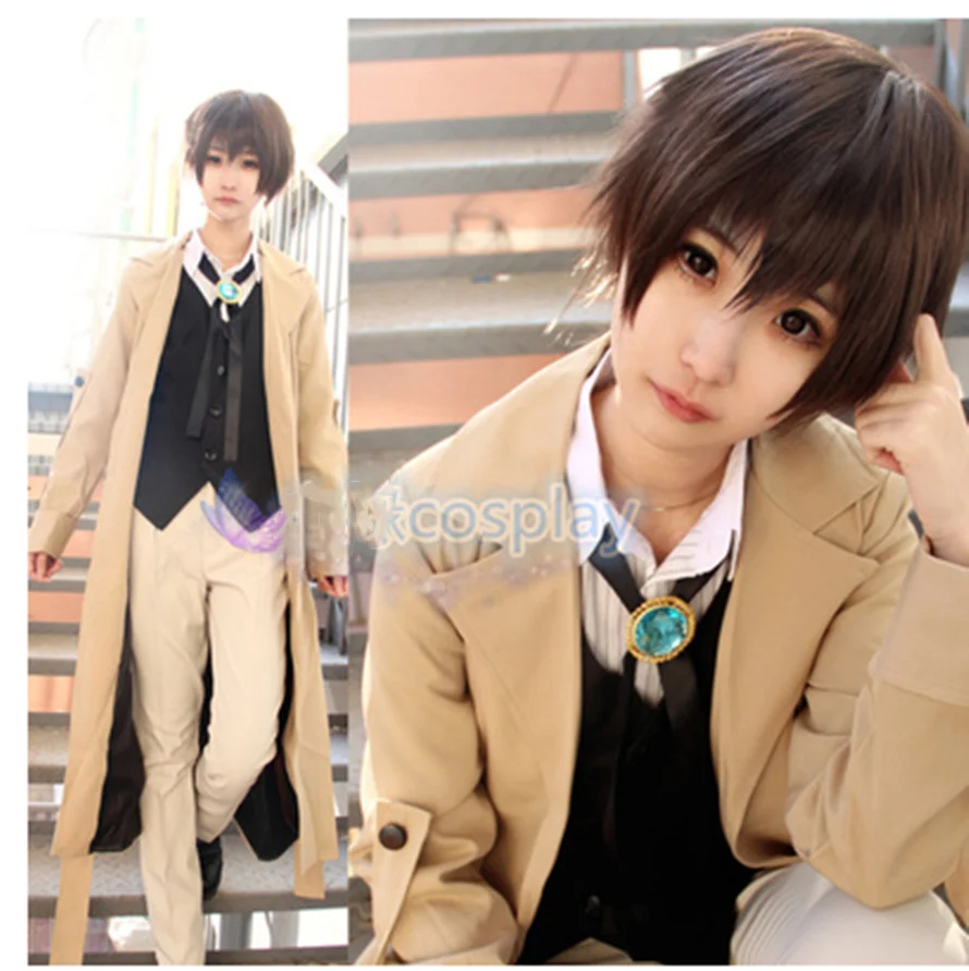 Dazai osamu Conjunto de ropa de anime para hombre y mujer, traje de ...