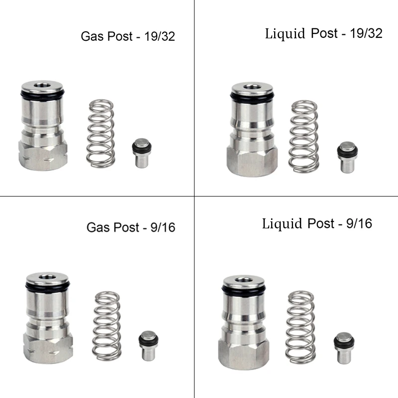 Stainless Steel Poppets Springs | Stainless Steel Gas Liquid Post ...
