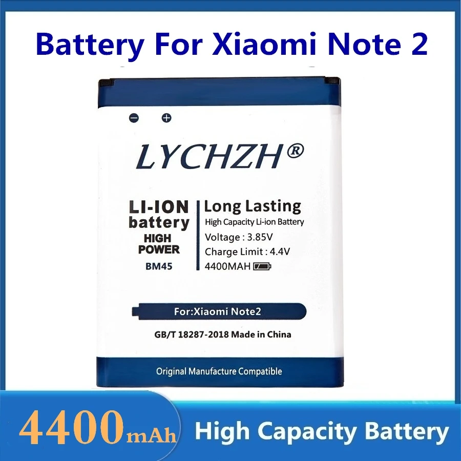 Original BM45 Mobile Phone Battery For Xiaomi Redmi Note 2 Bateria For ...