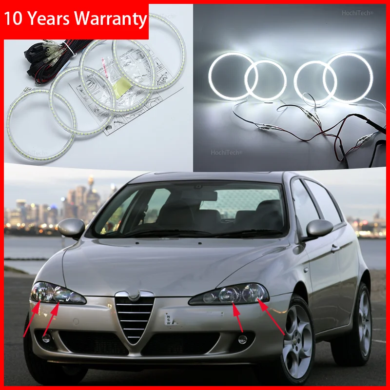 Kit-de-feux-de-jour-DRL-led-yeux-d-ange-Super-lumineux-couleur-blanche ...