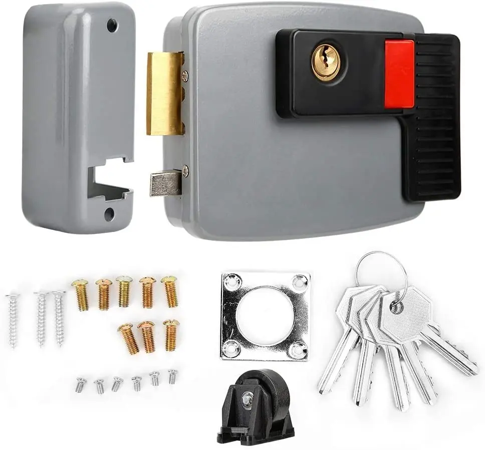 12vdc Access Electric Gate Door Lock Electric Metallic Lock Electronic ...