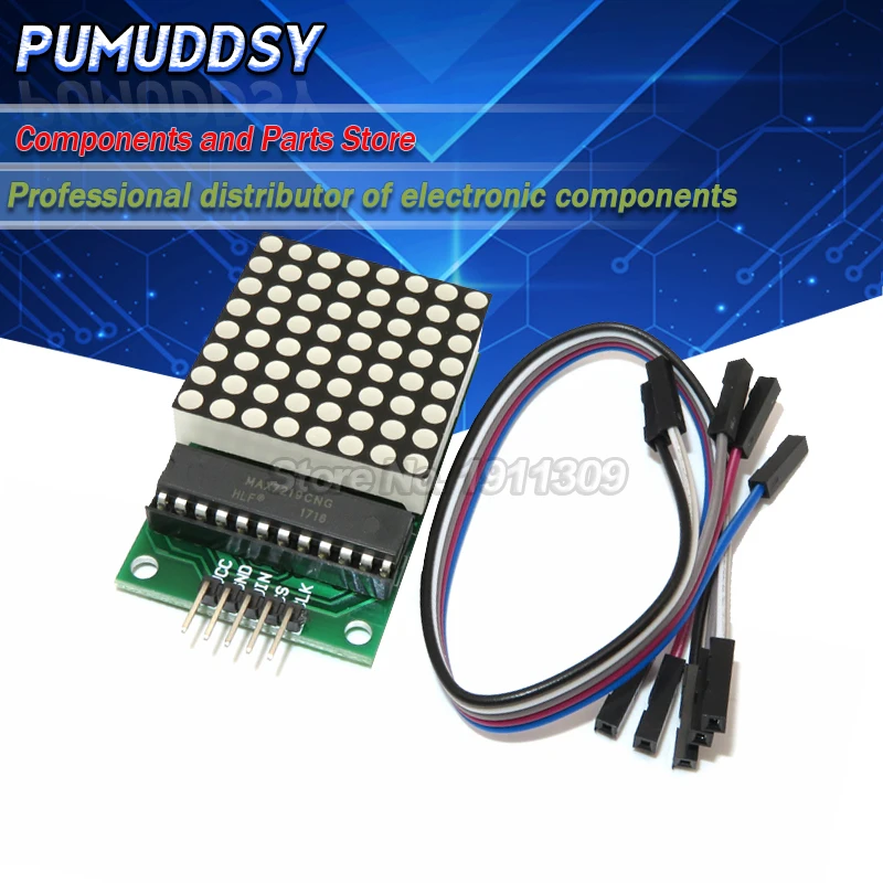 1pcs-MAX7219-punto-de-matriz-Led-m-dulo-MCU-pantalla-LED-m-dulo-de ...