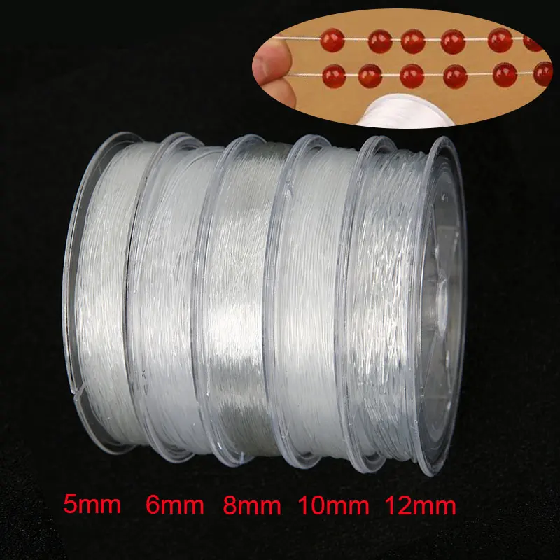 100meters Strong Elastic Beading Wire Thread Cord For Bracelet 0.5mm ...