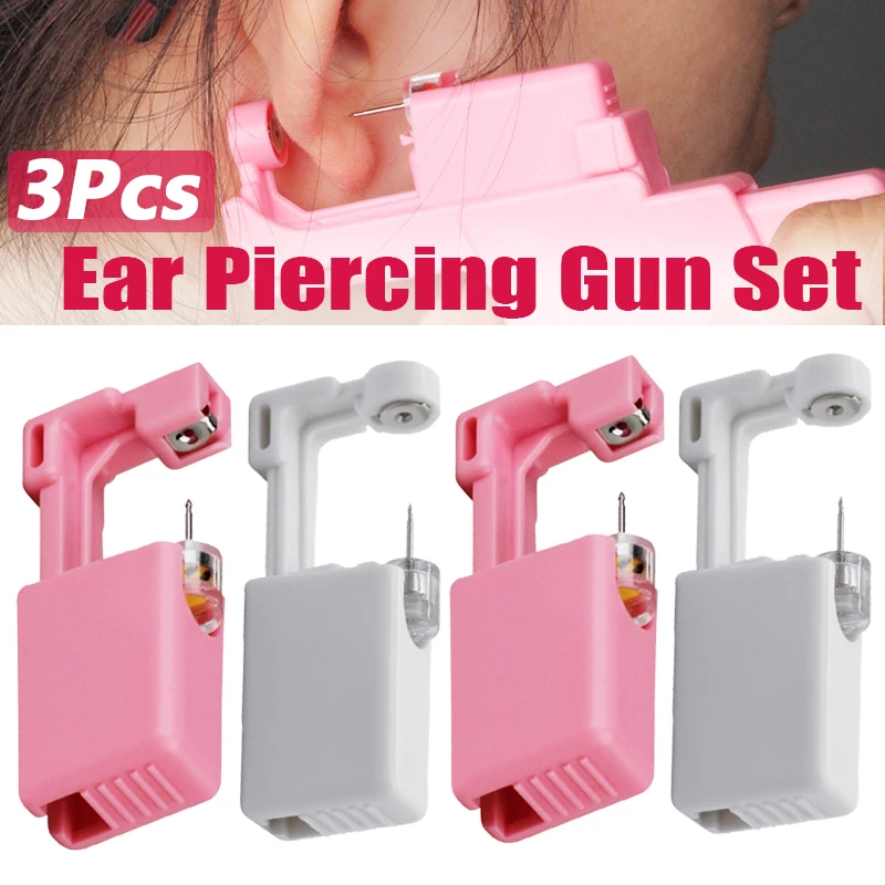 1/3pcs Disposable Safe Painless Ear Piercing Healthy Sterile Puncture ...