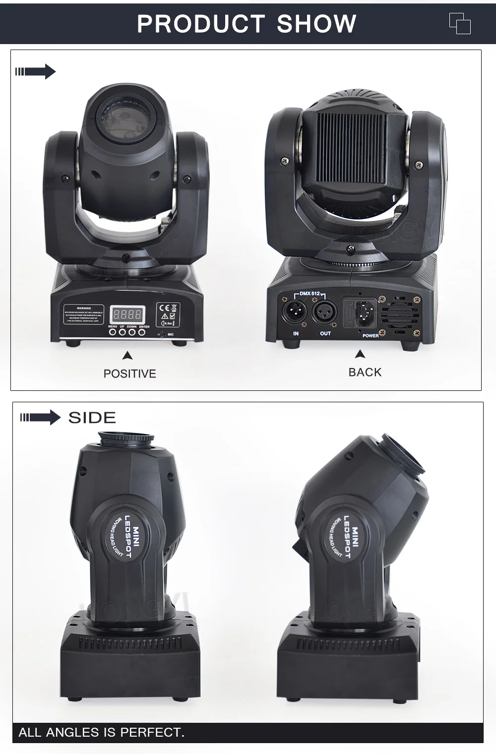 10W Mini Pinspot Light RGBW Dmx512 Stage Light Disco Lyre Beam Led ...