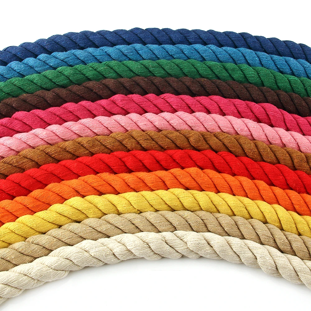 10Meters 20mm Cotton Cord High Tenacity Twisted Cotton Rope Home Bag ...
