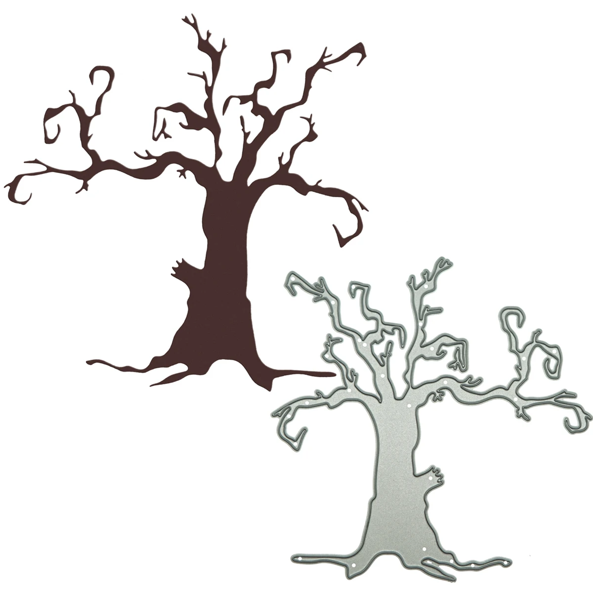 Creepy-Scary-Bare-Tree-Pattern-Metal-Die-Cutter-For-Scrapbooking ...