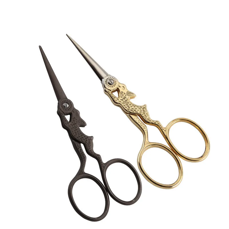 Stainless-Household-Professional-Tailor-Scissors-Vintage-Chinese-Zodiac ...