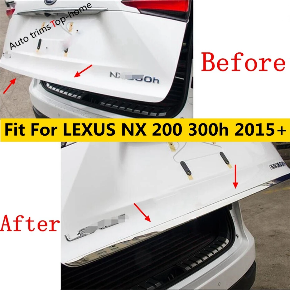 Yimaautotrims Stainless Steel Exterior Refit For LEXUS NX 200 300H 2015 ...
