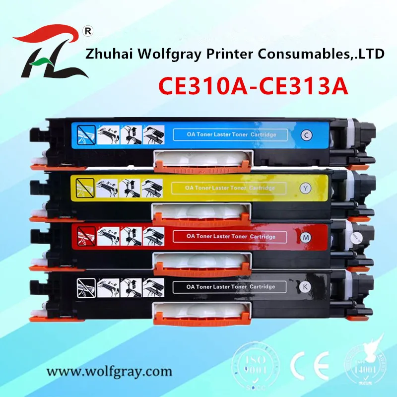 Compatible Color Toner Cartridge For HP CE310 CE310A 313A 126A 126 ...