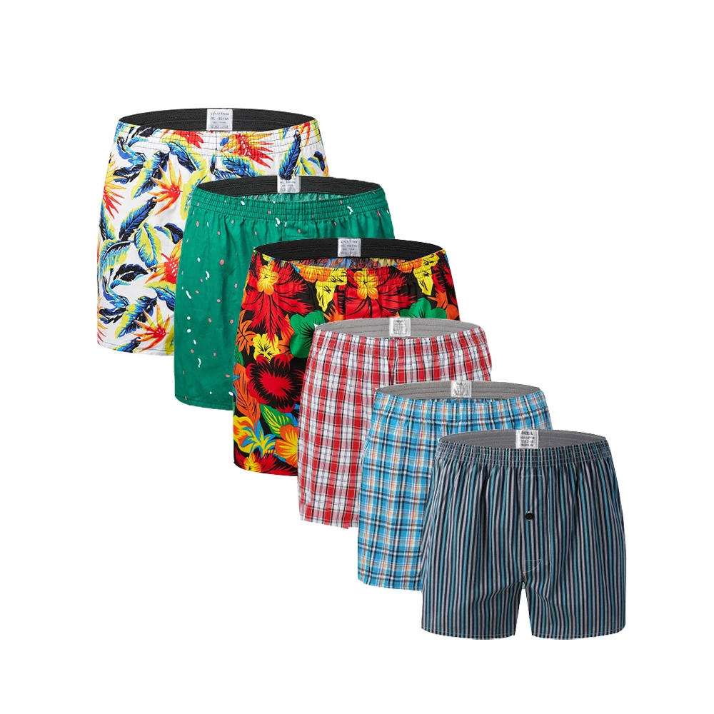 3Pcs-Lot-Men-Cotton-Loose-Boxer-Briefs-Home-Casual-Men-s-Stripe-Pants ...