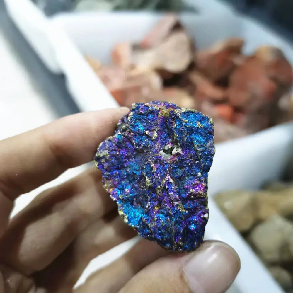 60g Natural rough bornite crystal stone Raw ore Specimen - AliExpress 15