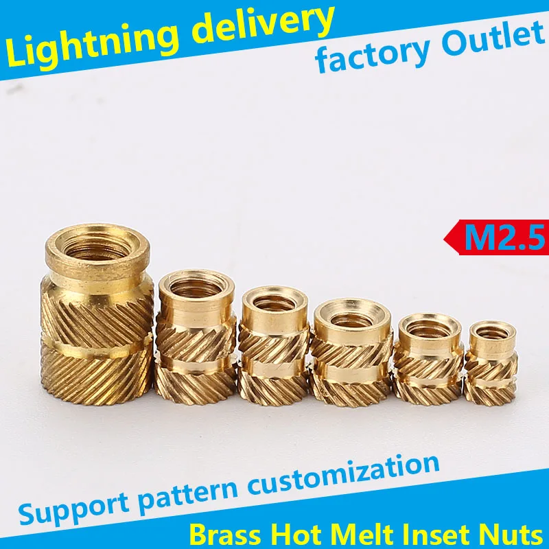 Brass Heat Set Insert Nuts M3x5.0x4.0, 4000 pieces|Nuts| - AliExpress