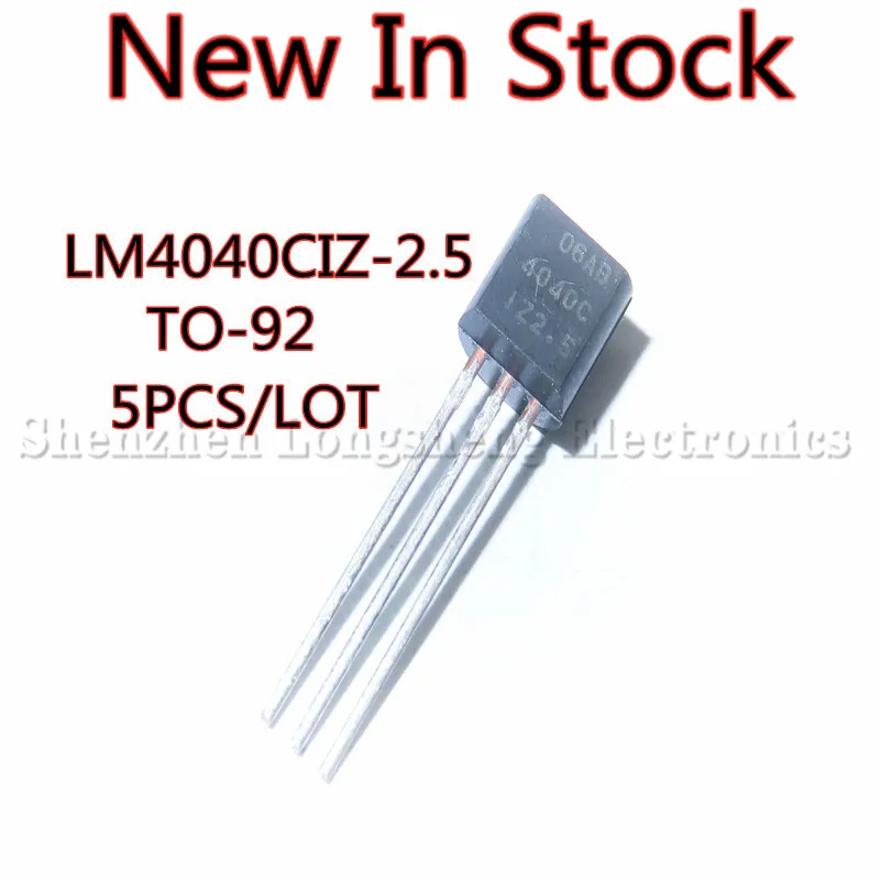 5PCS/LOT LM4040CIZ 2.5 LM4040 TO 92 Parallel voltage reference chip|lot ...