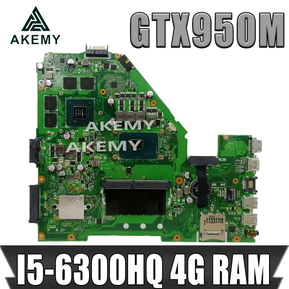 Akemy X550VX placa base de Computadora Portátil para For Asus K550VX ...