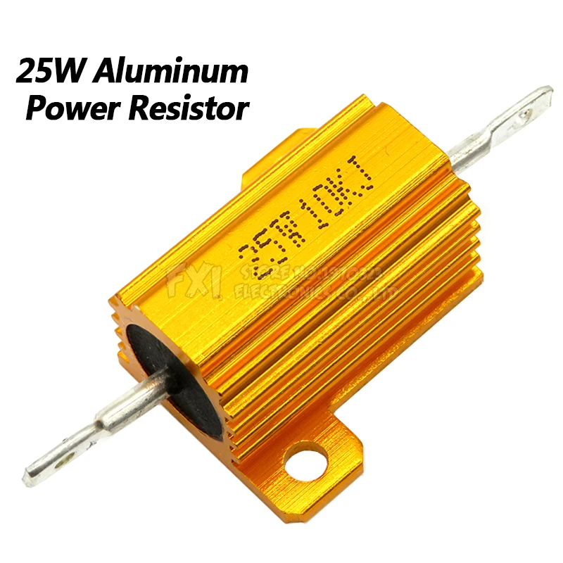 25W-Aluminum-Power-Metal-Shell-Case-Wirewound-Resistor-0-01-30K-1-2-3-5 ...