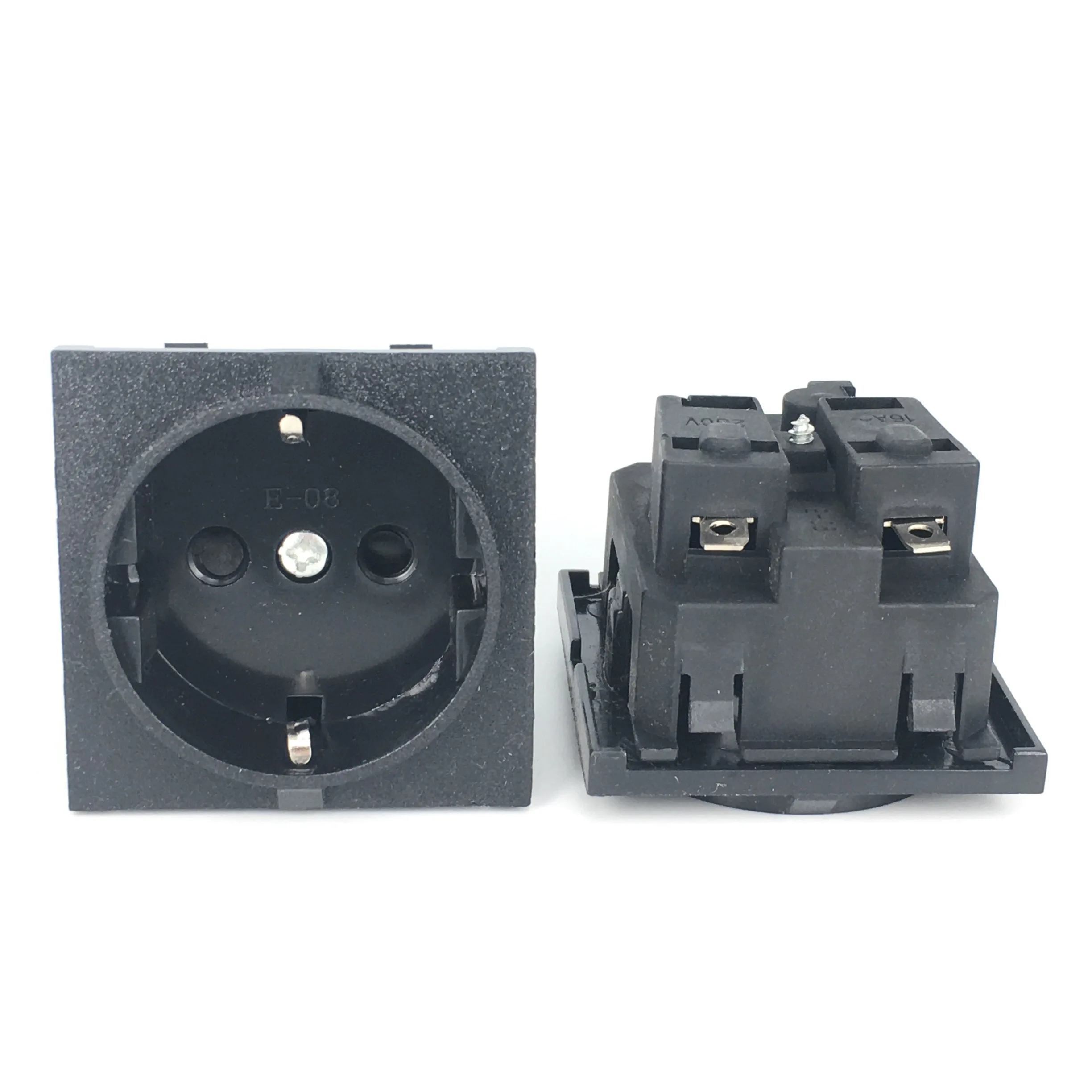 EU-PLUG-Round-2-Pin-Industrial-Electrical-Power-Female-Socket-Outlet ...