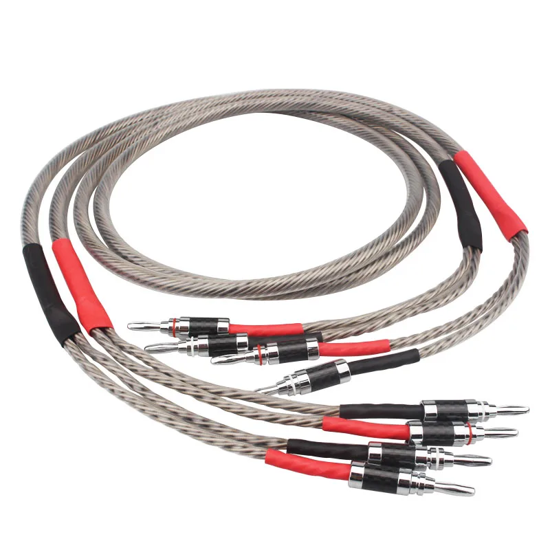 Audiophile Nordost Odin Speaker Cable Carbon Fiber Banana Plug Silver ...