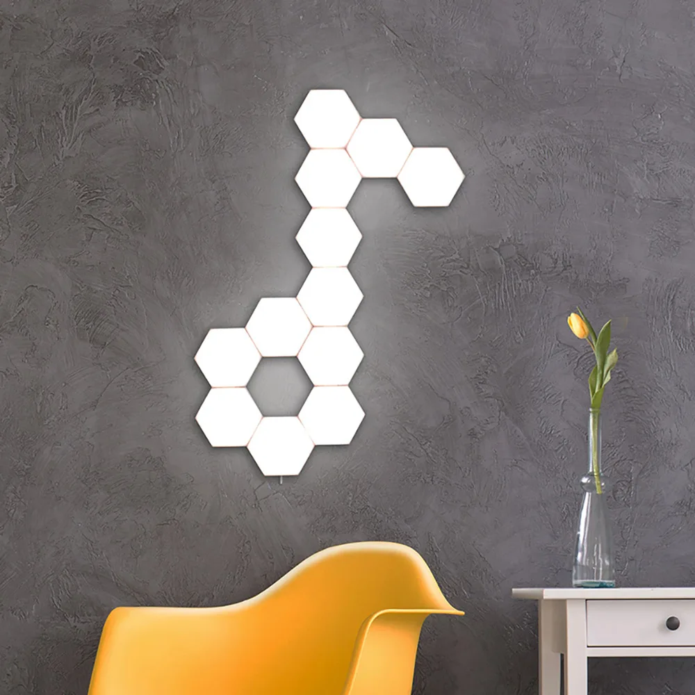 Quantum lamp led modular touch sensitive lighting Hexagonal lamps night ...
