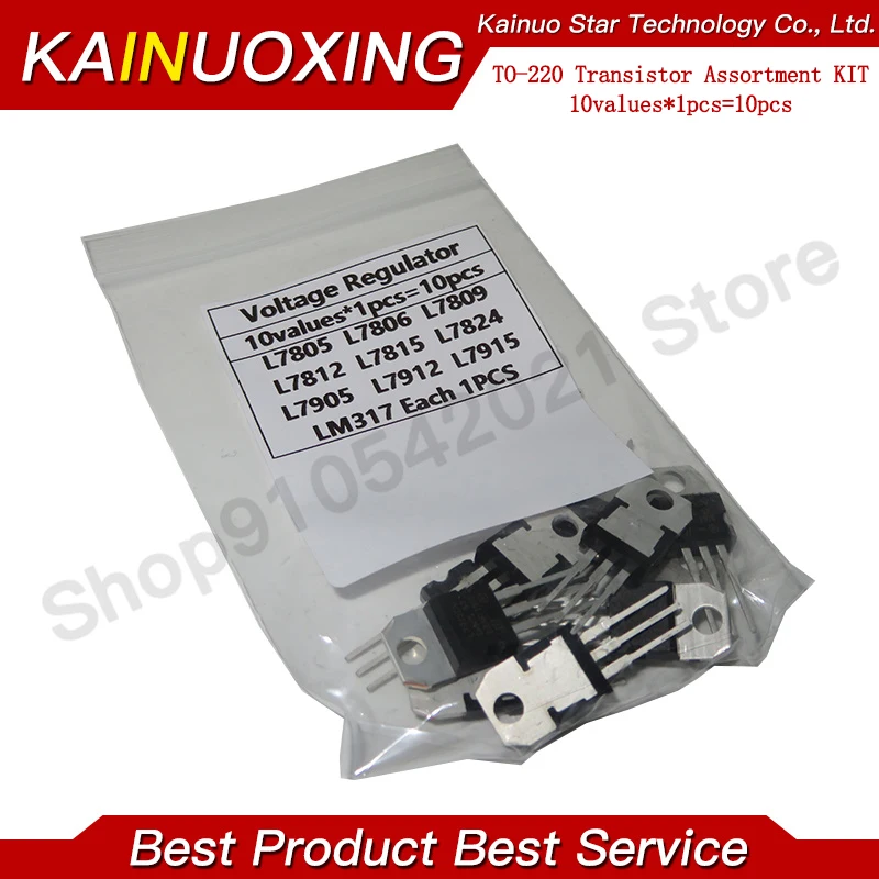 10value*1PCS=10PCS L7805 L7806 L7809 L7812 L7815 L7824 L7905 L7912 ...