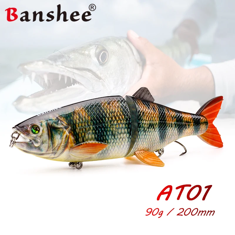 Banshee-200mm-90g-Swimbait-Lure-Jointed-Lifelike-Cankbait-For-Fish ...