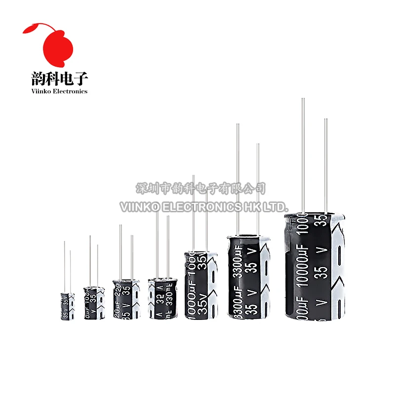 35V Aluminum Electrolytic Capacitor 10UF 22UF 47UF 100UF 220UF 470UF ...